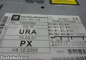 Auto-radio (cd) Opel Astra H Combi (a04) | Peças e acessórios carro, à ...