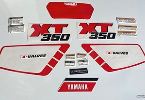 Yamaha Xt 350 Autocolantes 1991 A 1994 Emblemas Stickers Decal Graphics ...