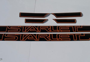 Toyota Starlet Kp61 Kp62 Kp60 Sticker Autocolante | Peças e acessórios ...