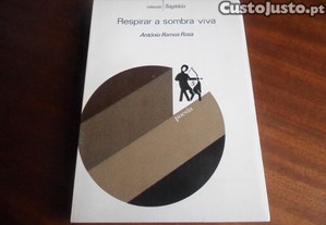 "respirar A Sombra Viva" De António Ramos Rosa - 1ª Edição De 1975 ...