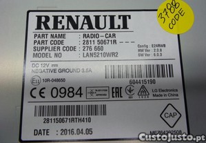 Auto-radio (gps) Renault Clio Iv (bh_) | Peças e acessórios carro, à ...