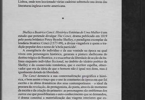 Maria De Deus Duarte. Shelley E Beatrice Cenci. História E Estórias De ...