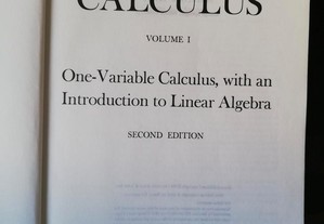 Calculus, One-variable Calculus, With An Introduction To Linear Algebra - Tom M. ... | Livros, à ...
