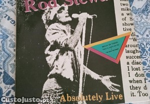 Lp Duplo Rod Stewart Absolutely Live | Música e Filmes, à venda ...