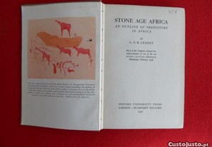 Stone Age África - Louis S.b. Leakey, 1936 | Livros, à venda | Lisboa ...