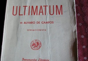 Fernando Pessoa. Ultimatum De Álvaro De Campos. | Livros, à venda ...