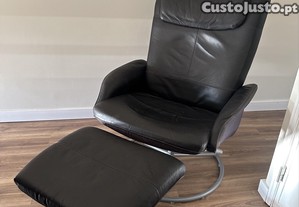 Poltrona Giratória Reclinável Com Repousa Pés | Móveis e Decoração, à ...