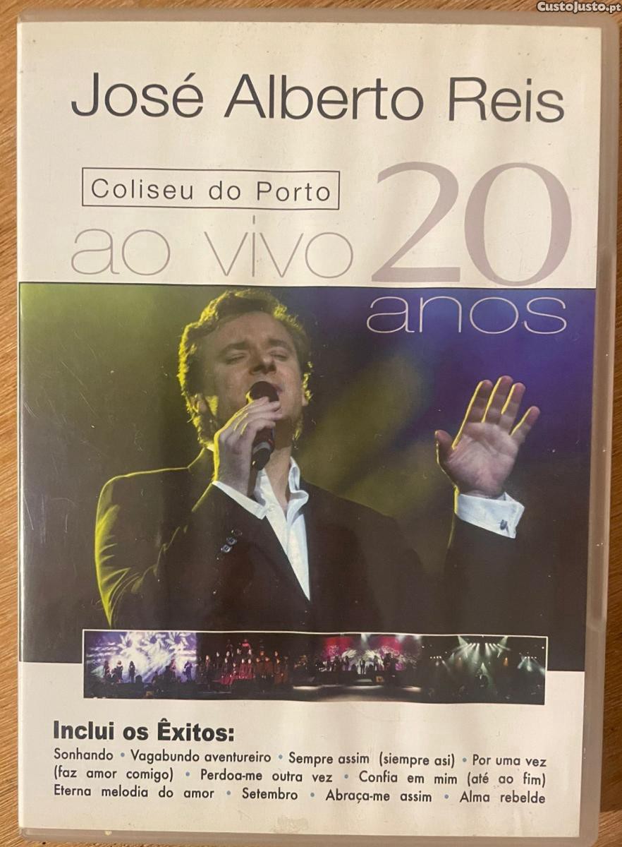 Dvd José Alberto Reis 20 Anos: Ao Vivo No Coliseu Do Porto | Música e ...