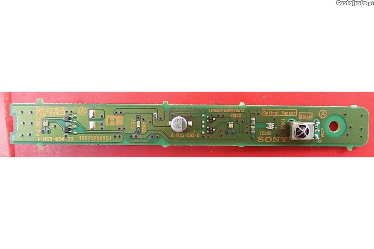 1-869-858-25 Placa Ir Sensor Led On Of Tv Sony Varios Modelos | TV ...