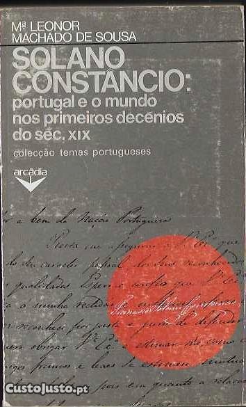 Maria Leonor Machado De Sousa. Solano Constâncio. | Livros, à venda ...
