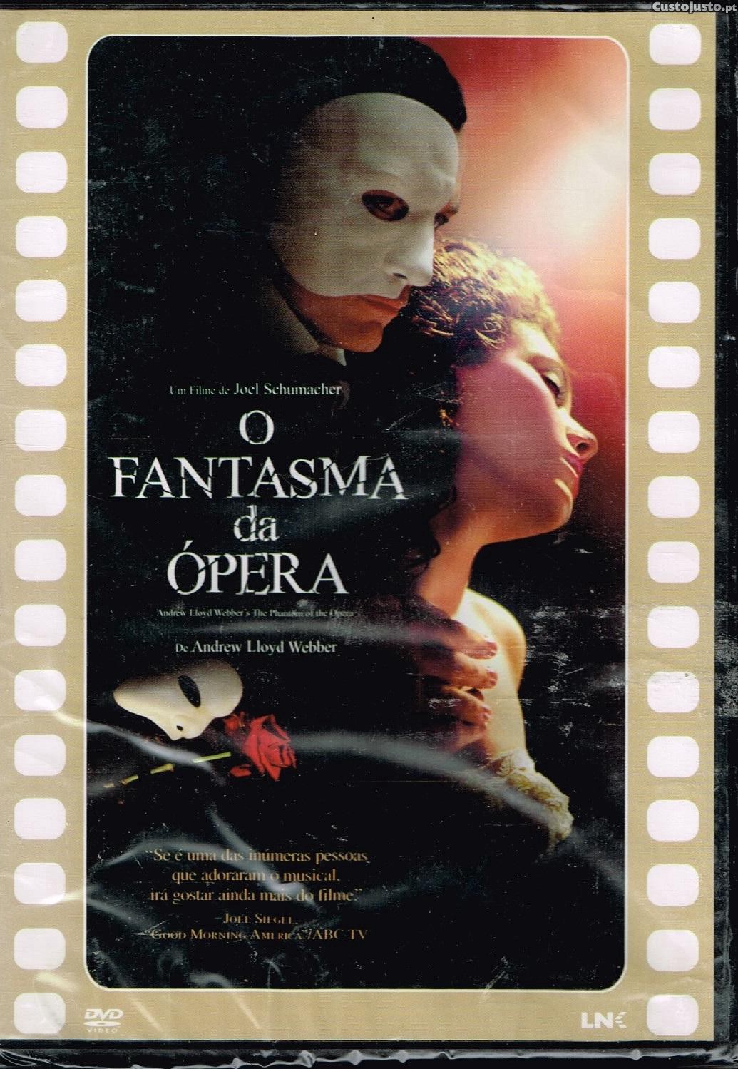 Filme Em Dvd: O Fantasma Da Ópera (joel Schumacher) - Novo! Selado ...