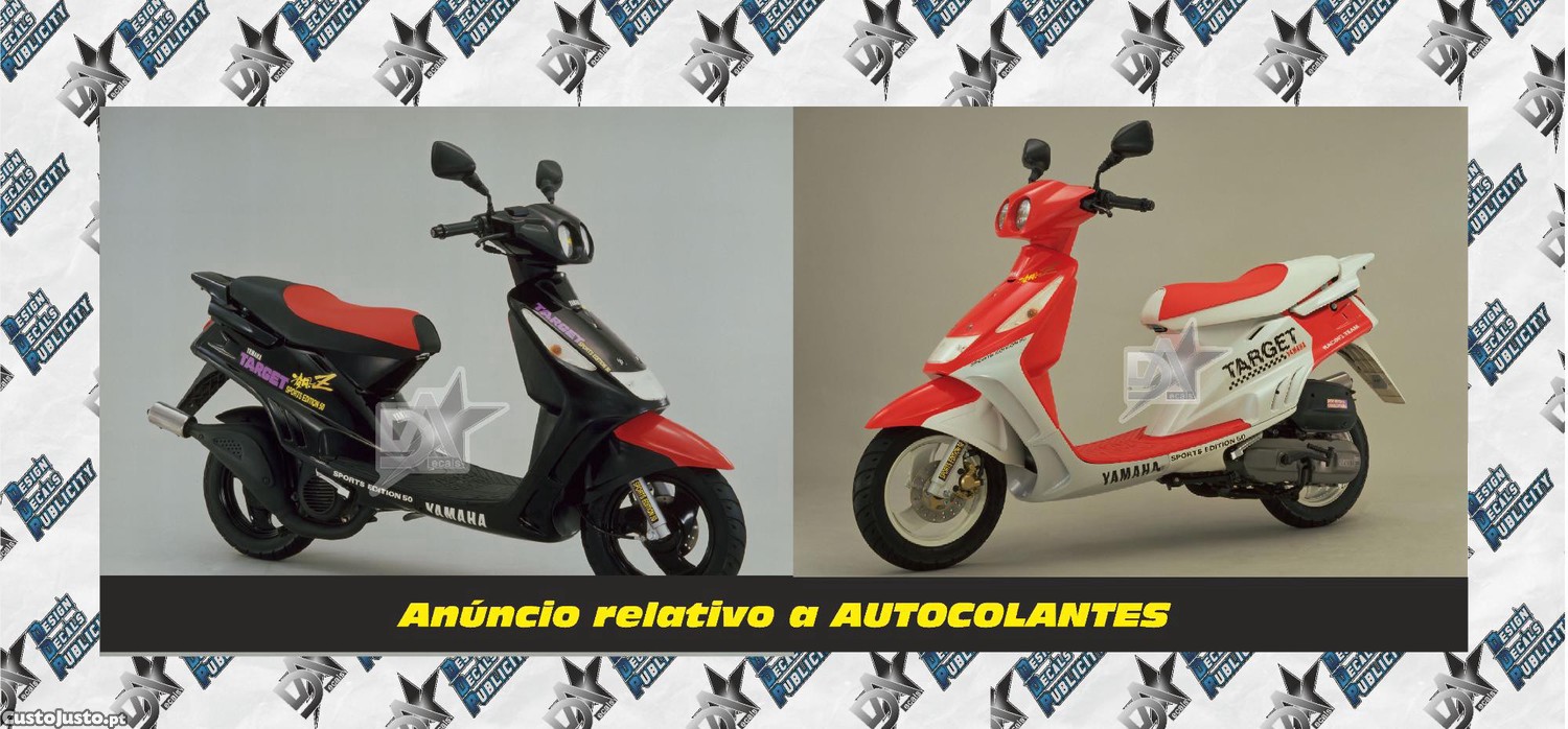 Autocolantes Para 1990 Yamaha Cr50z Target | Peças e acessórios mota, à ...