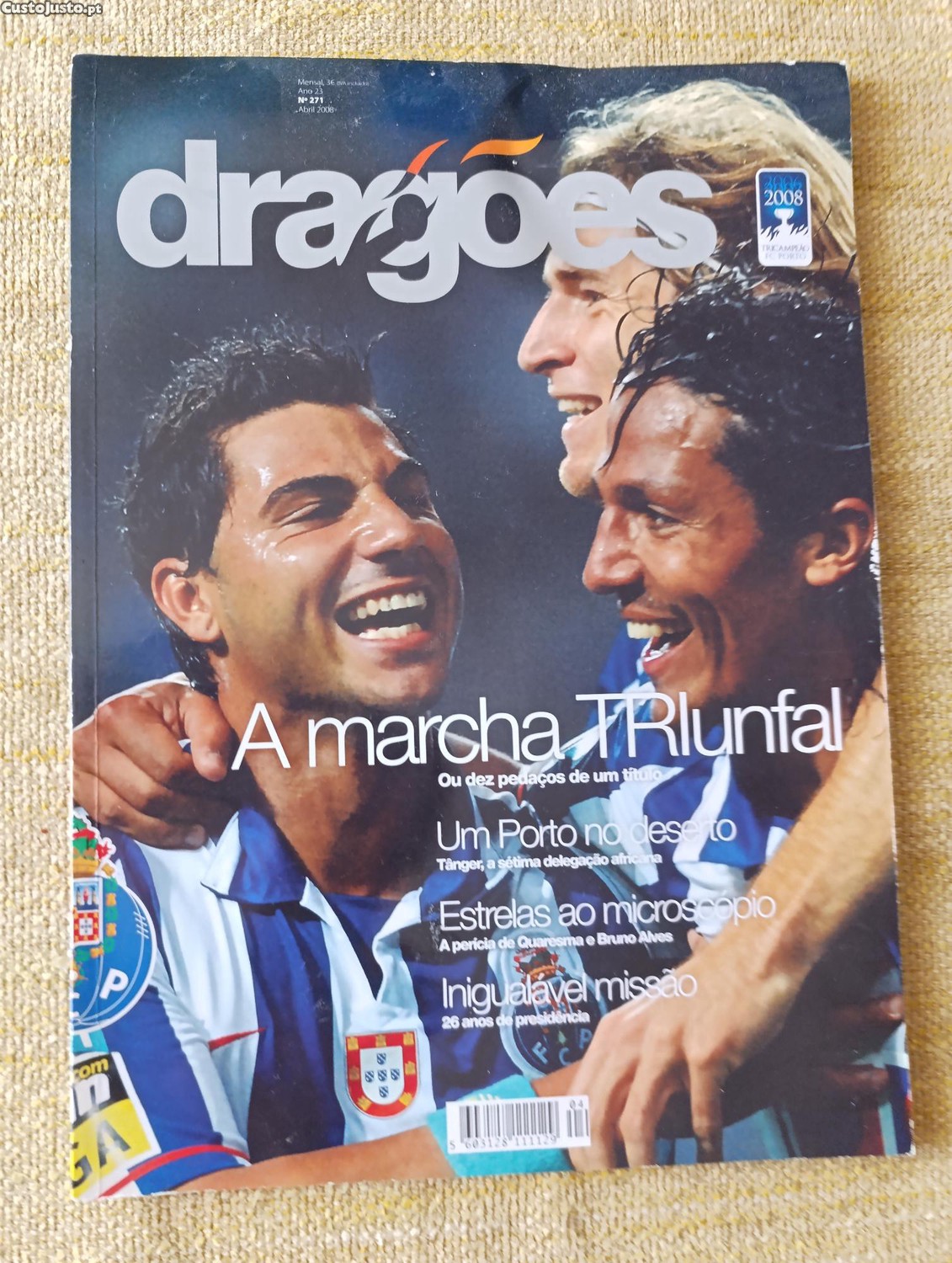 Revista Futebol Dragões Marcha Triunfal - Especial Quaresma E Bruno Alves | Livros, à venda ...