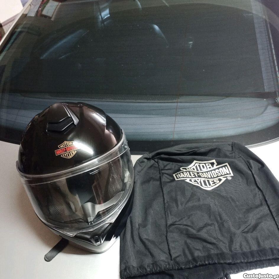 Capacete Modelar Original Harley Davidson Com Intercomunicador | Outro ...