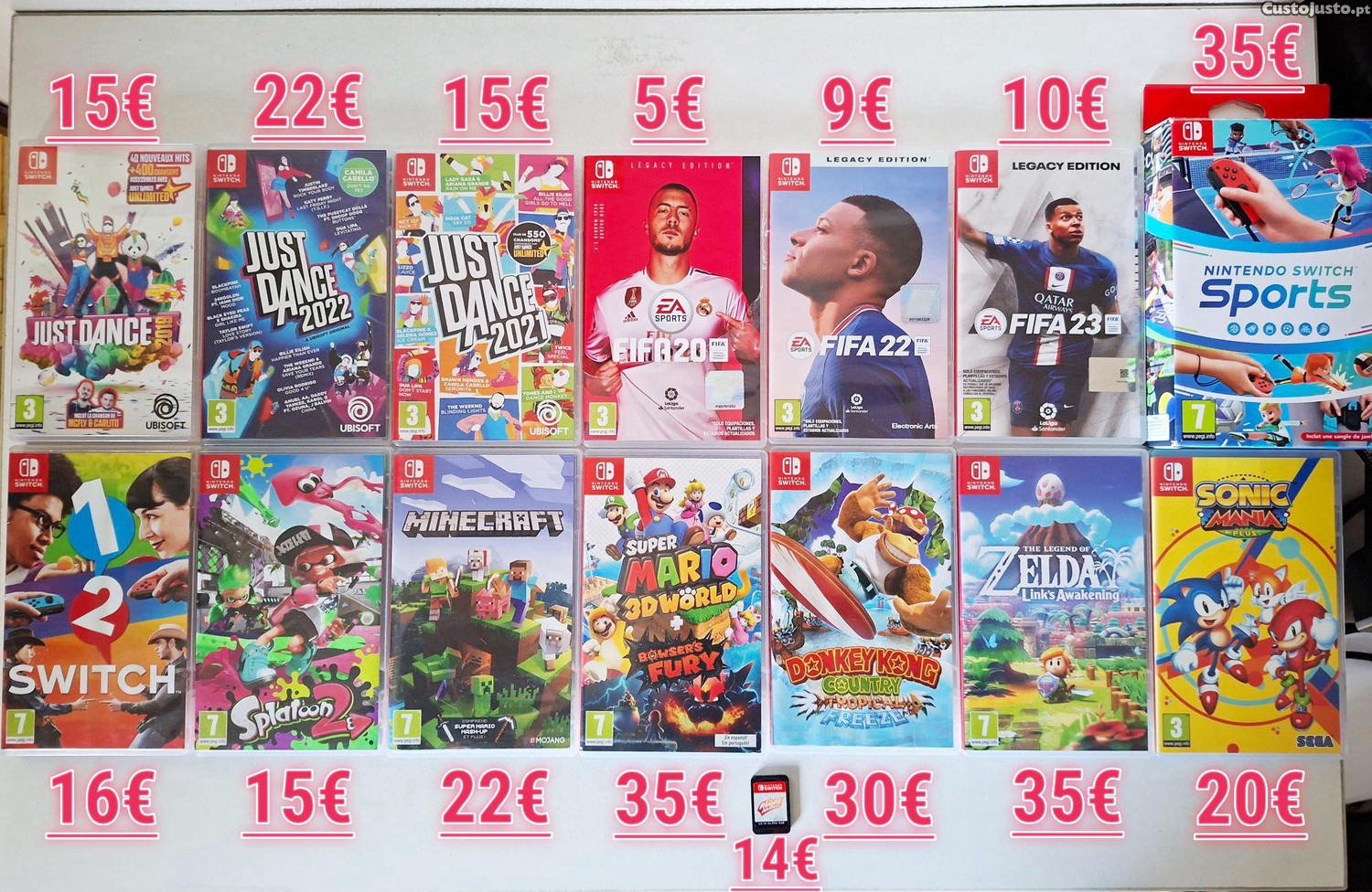 15 Jogos Switch | Super Mario, Donkey Kong... | Videojogos e Consolas ...
