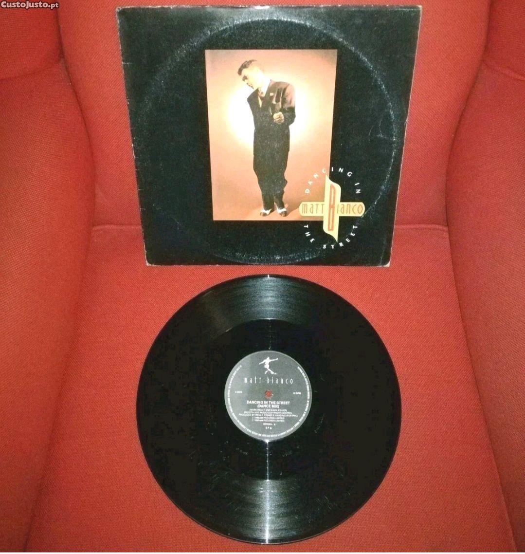 Matt Bianco - Dancing In The Street Disco Vinil 12" 45 Rpm Maxi 1986 Pt ...