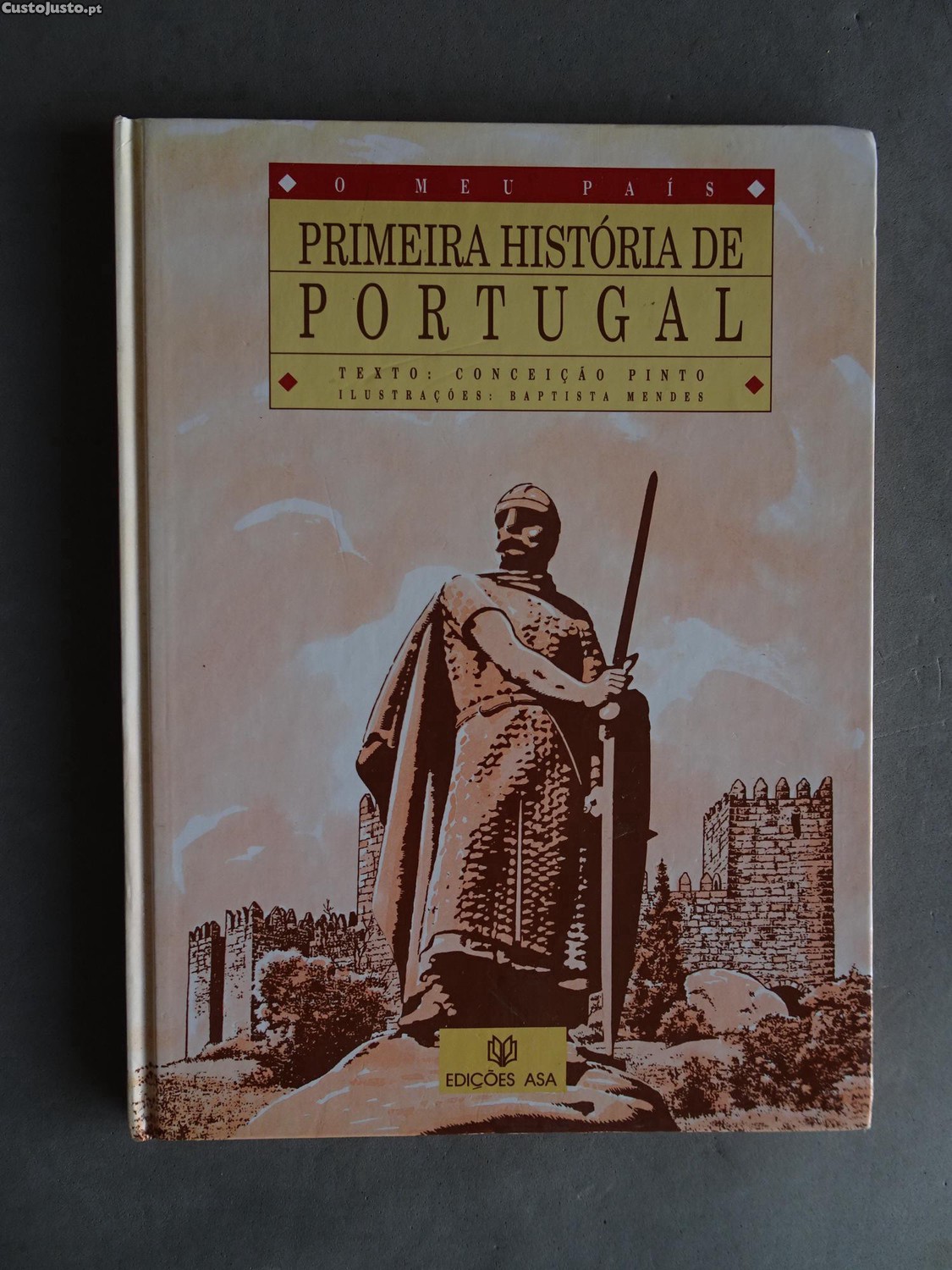 Livro Asa - Conceição Pinto Primeira História De Portugal (capa Dura ...