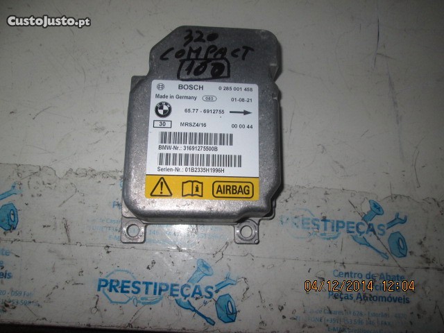 Modulo Airbag 65776912755 0285001458 Bmw E46 Compact 2001 | Peças e ...