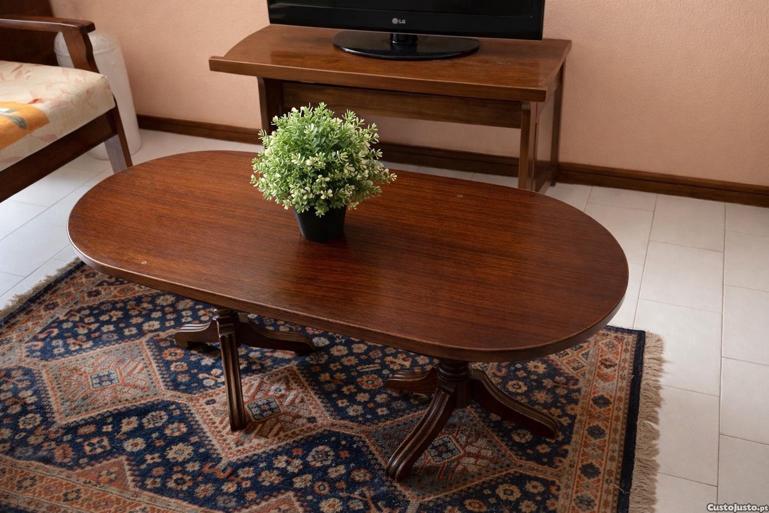 Mesa De Centro Em Madeira Estilo Clássico | Móveis e Decoração, à venda ...