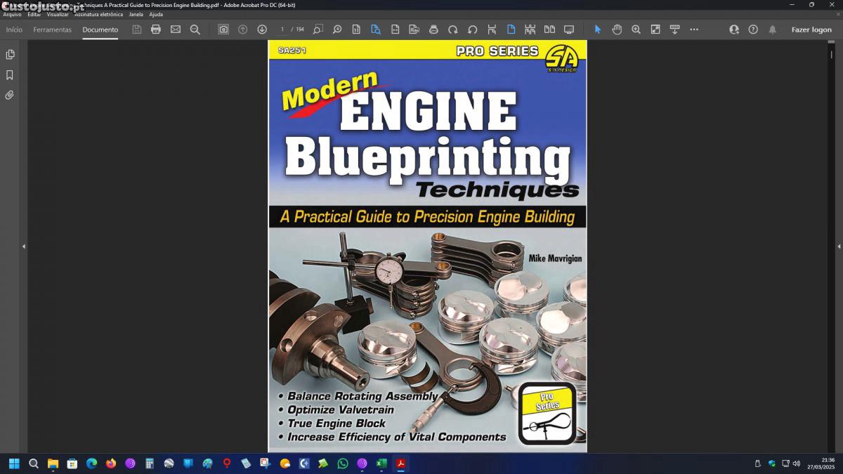 Engine Blueprinting | Livros, à venda | Lisboa | 43898476 | CustoJusto.pt