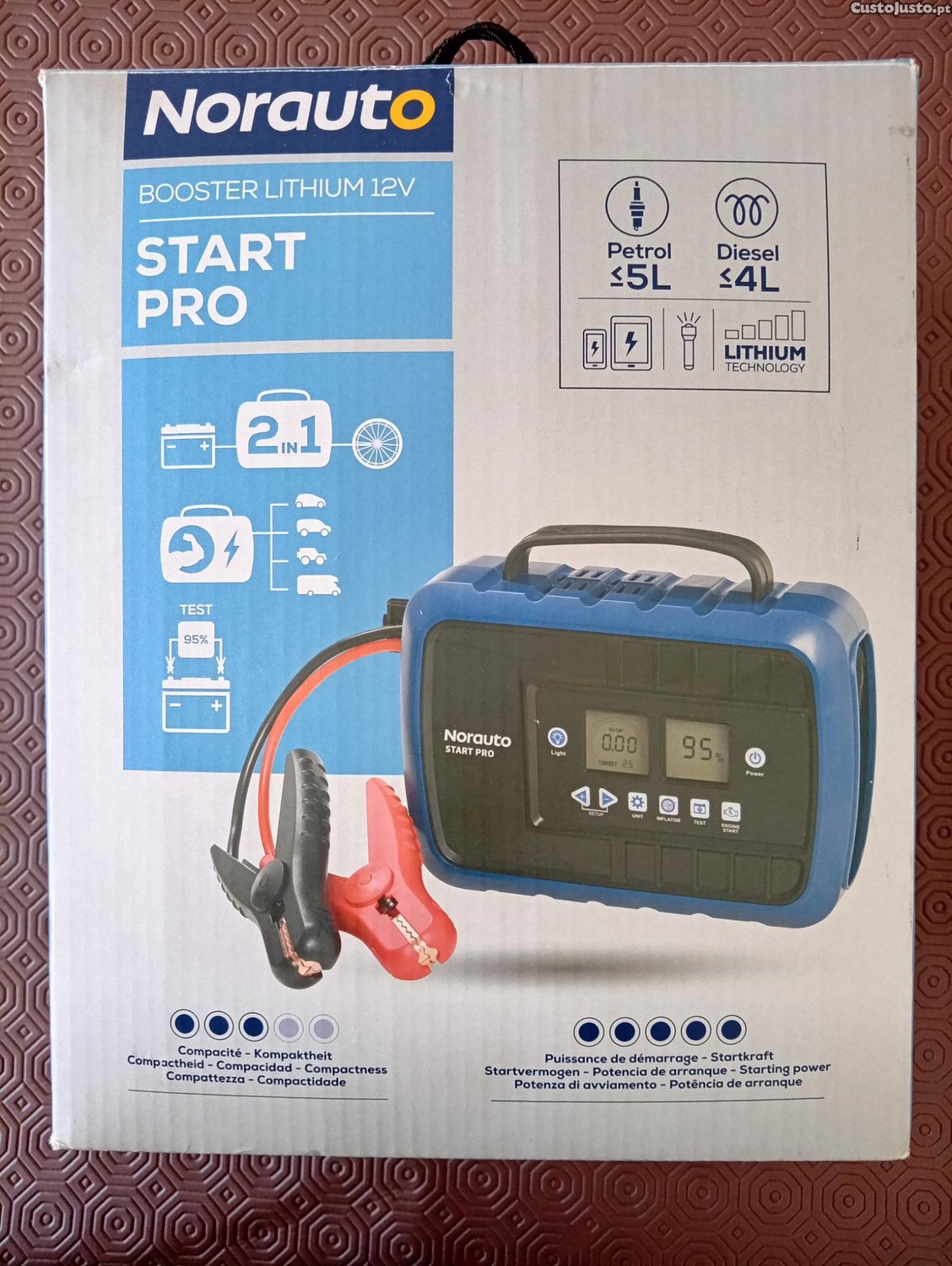 Booster Lithium Star Pro - Carregador Instantâneo De Arranque De ...