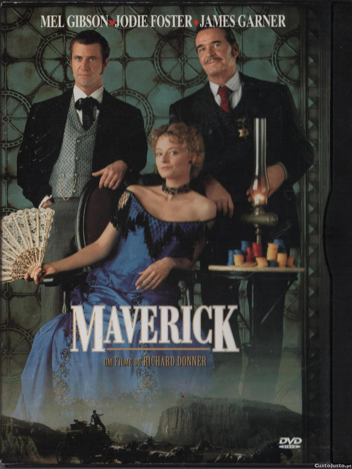 Dvd Maverick - Western - Mel Gibson/ Jodie Foster - Extras | Música e ...