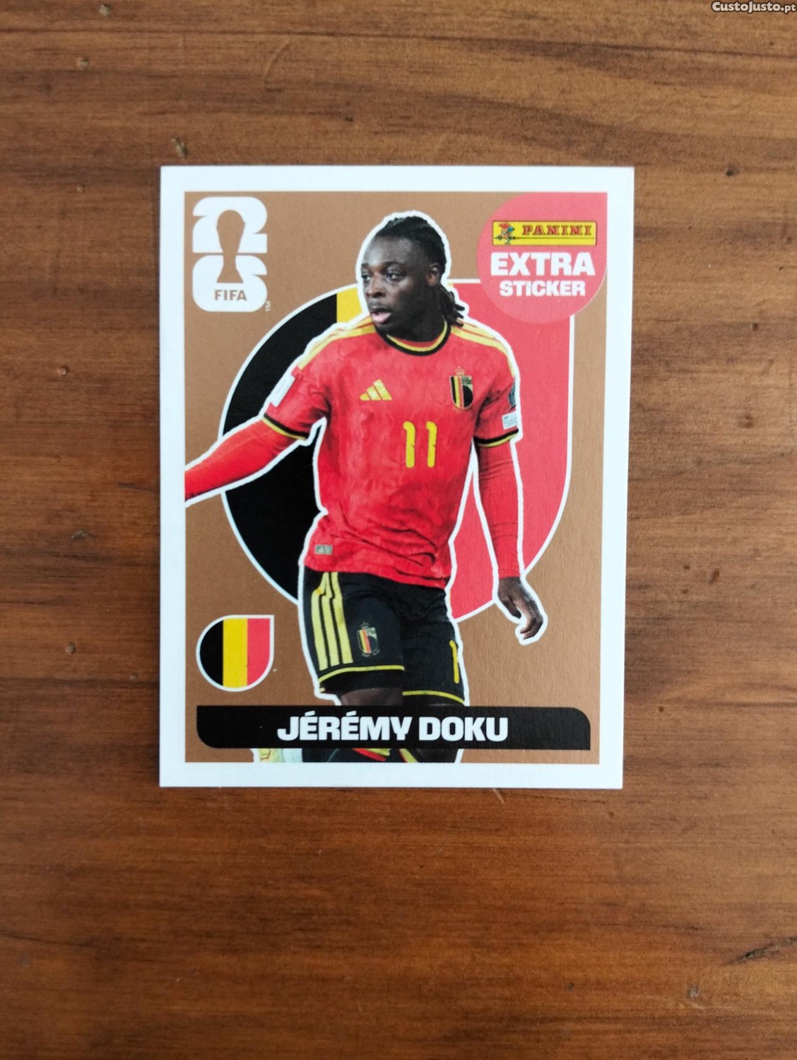 Cromo Bronze Jérémy Doku - Panini World Cup 2026 | Antiguidades e ...