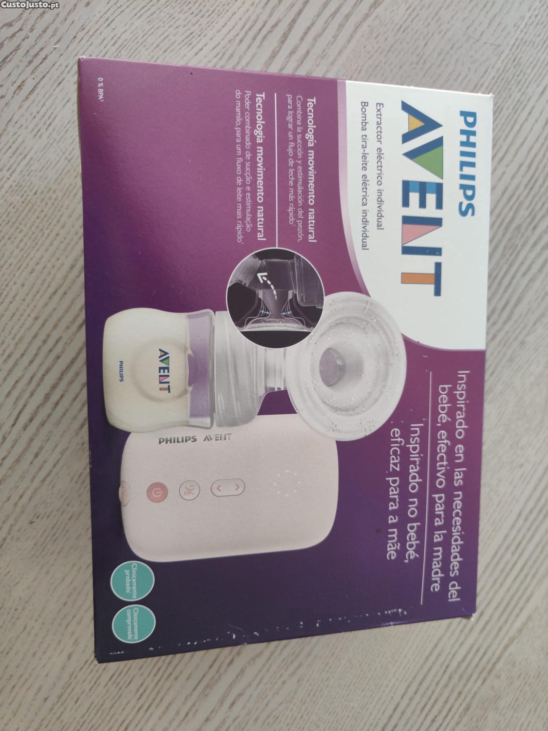 Extractor De Leite Eléctrico Philips Avent - Como Novo | Acessórios ...