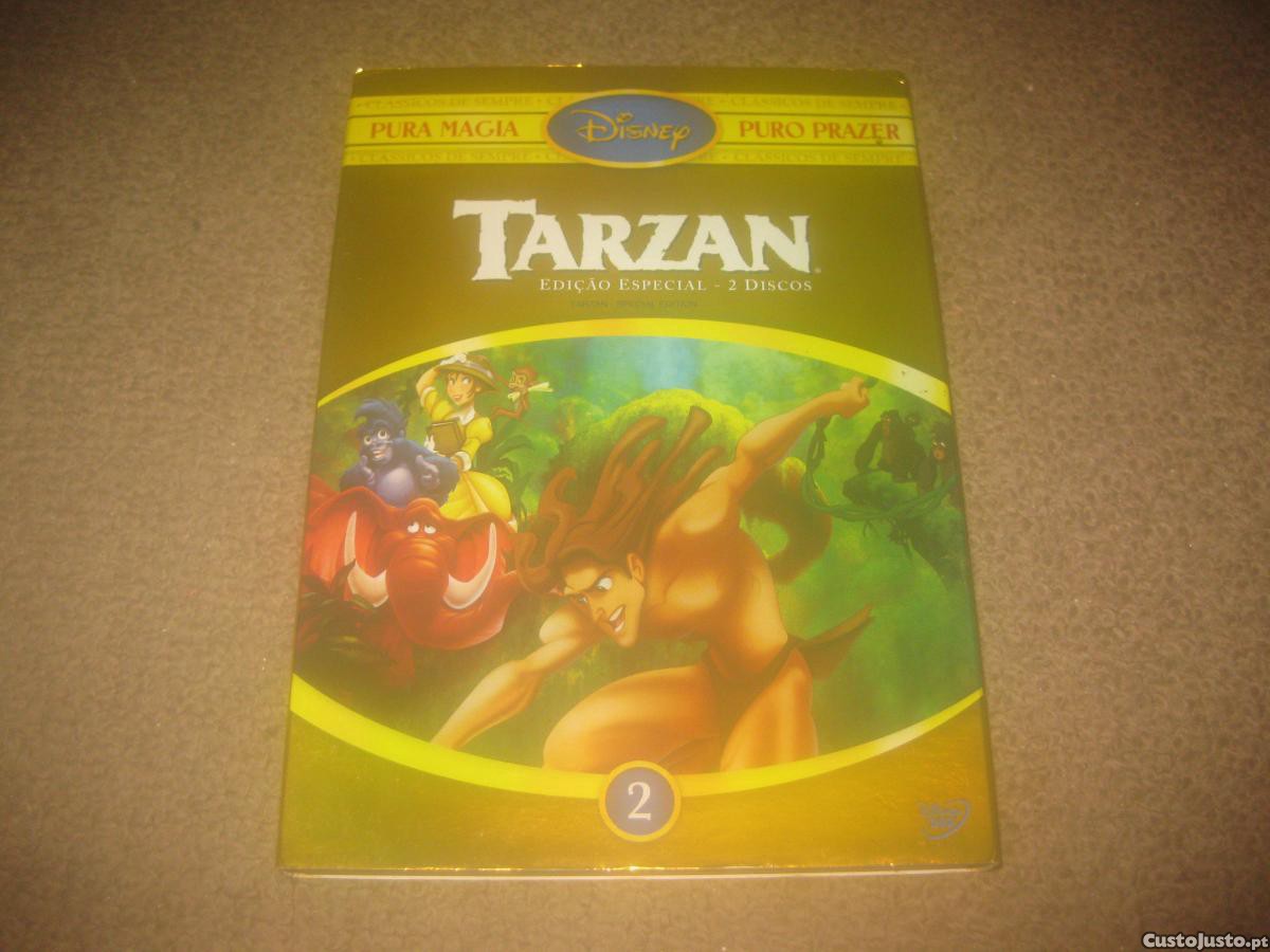 "tarzan" Da Walt Disney/edição Especial Com 2 Dvds E Em Slidepack ...