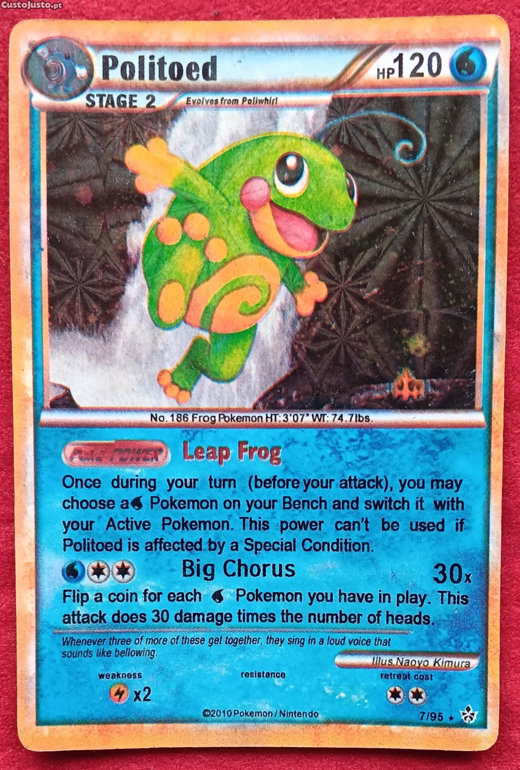 Pokémon Politoed 7/95 | Antiguidades e Colecções, à venda | Aveiro ...