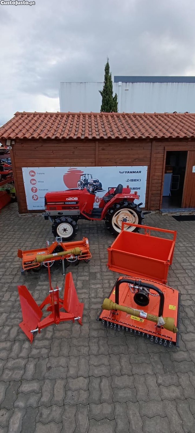 Campanha De Natal: Trator Shibaura D208 + 4 Alfaias Poupe 1250 ...