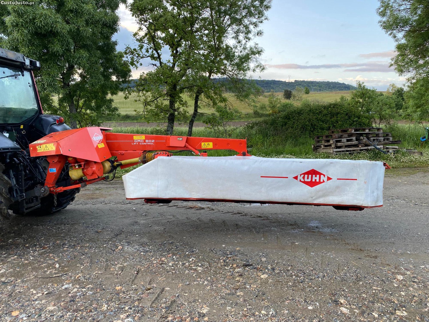 Gadanheira De Discos Kuhn Gmd 802 Lift-control | Alfaias agrícolas, à ...