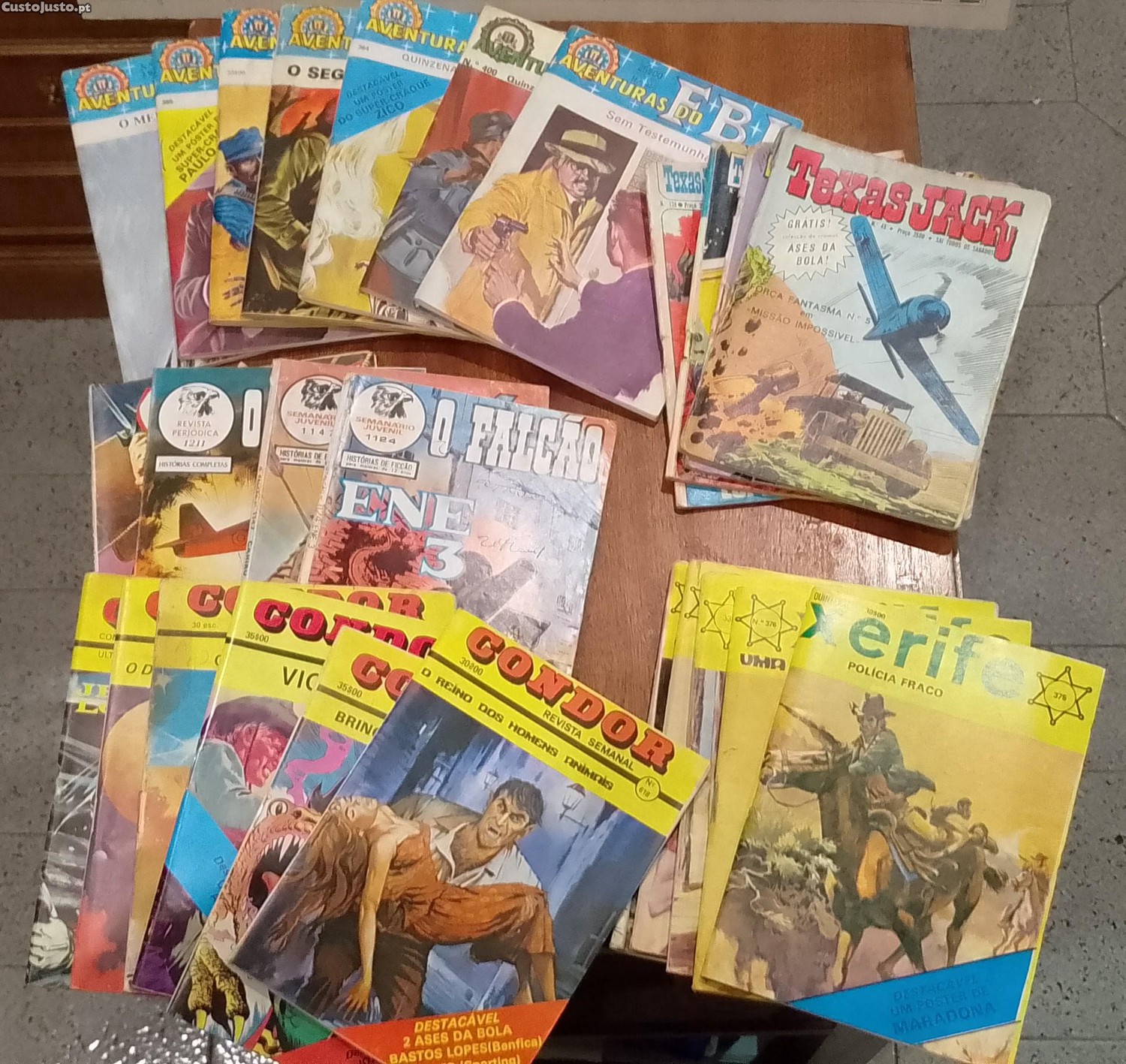 Xerif, Condor, Texas Jack, Falcão, Fbi, 26 Unidades | Livros, à venda ...